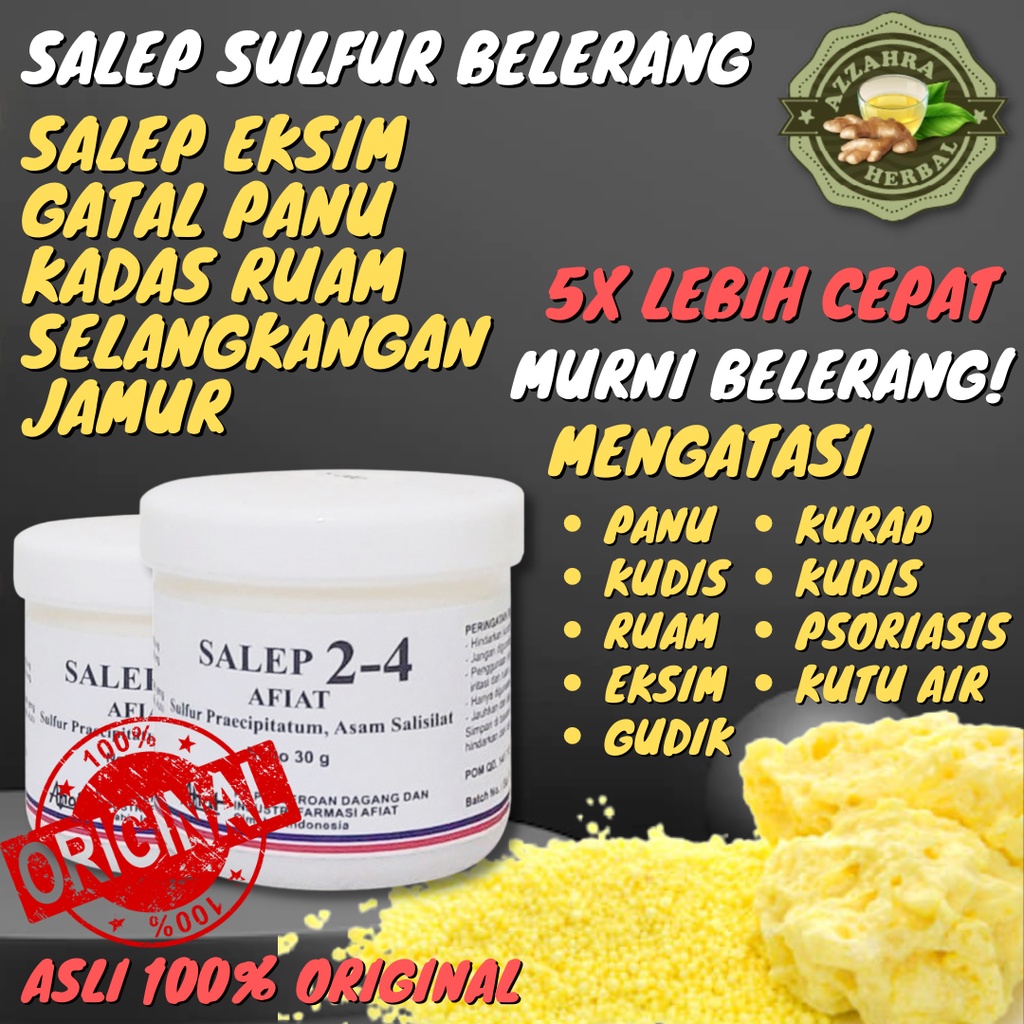 Jual SALEP Zwafel 24 Sulfur / Obat Salep Gatal Belerang / Obat Gatal Kulit Selangkangan Jamur ...
