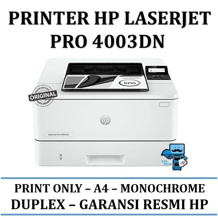 Jual Printer HP Laserjet Pro 4003DN Monochrome - Duplex | Shopee Indonesia