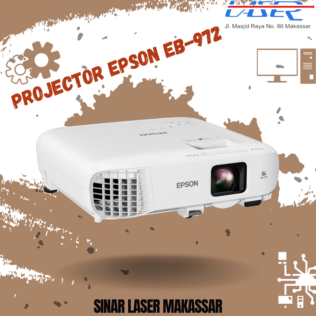 Jual PROJECTOR EPSON EB-972 GARANSI RESMI | Shopee Indonesia