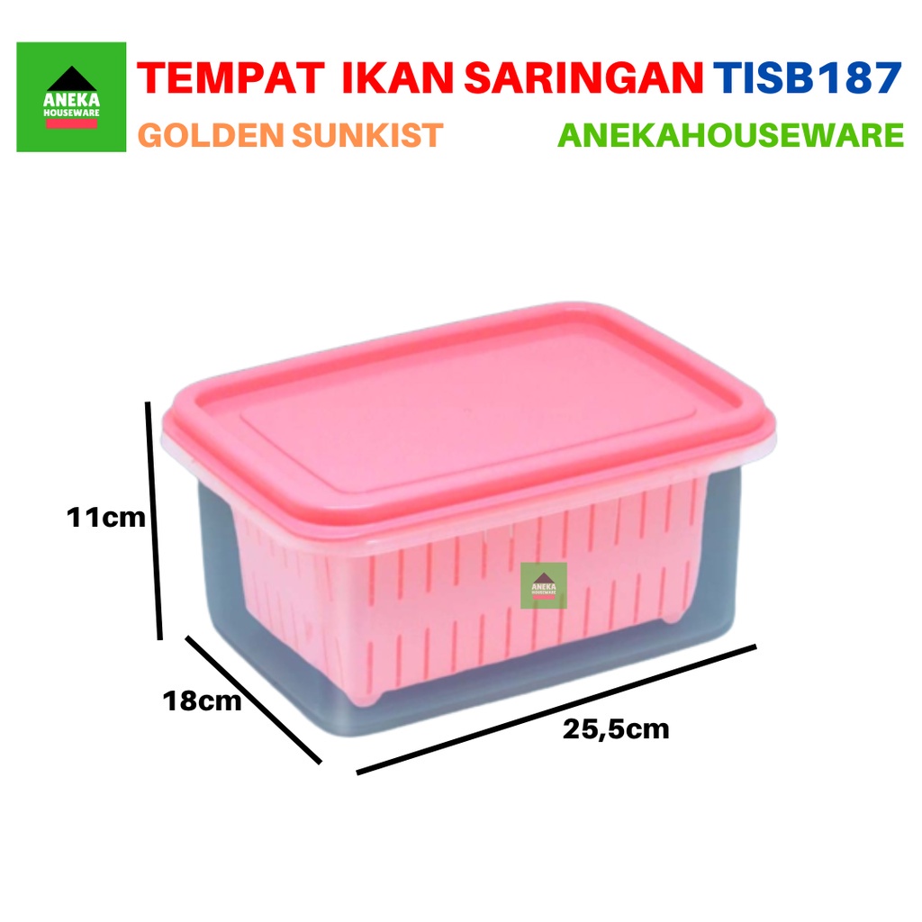 Jual Tempat Ikan Saringan Tempat Penyimpan Makanan Serbaguna Golden ...