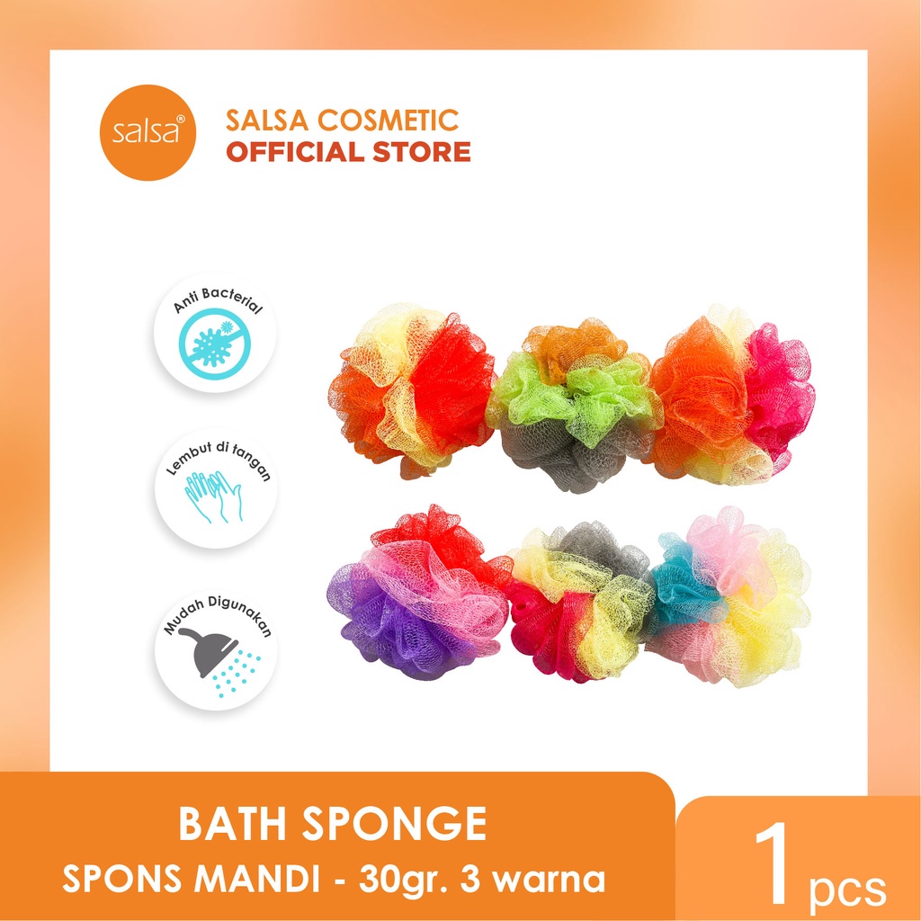 Jual Salsa Sponge Mandi - Spons Mandi (WARNA RANDOM) | Shopee Indonesia