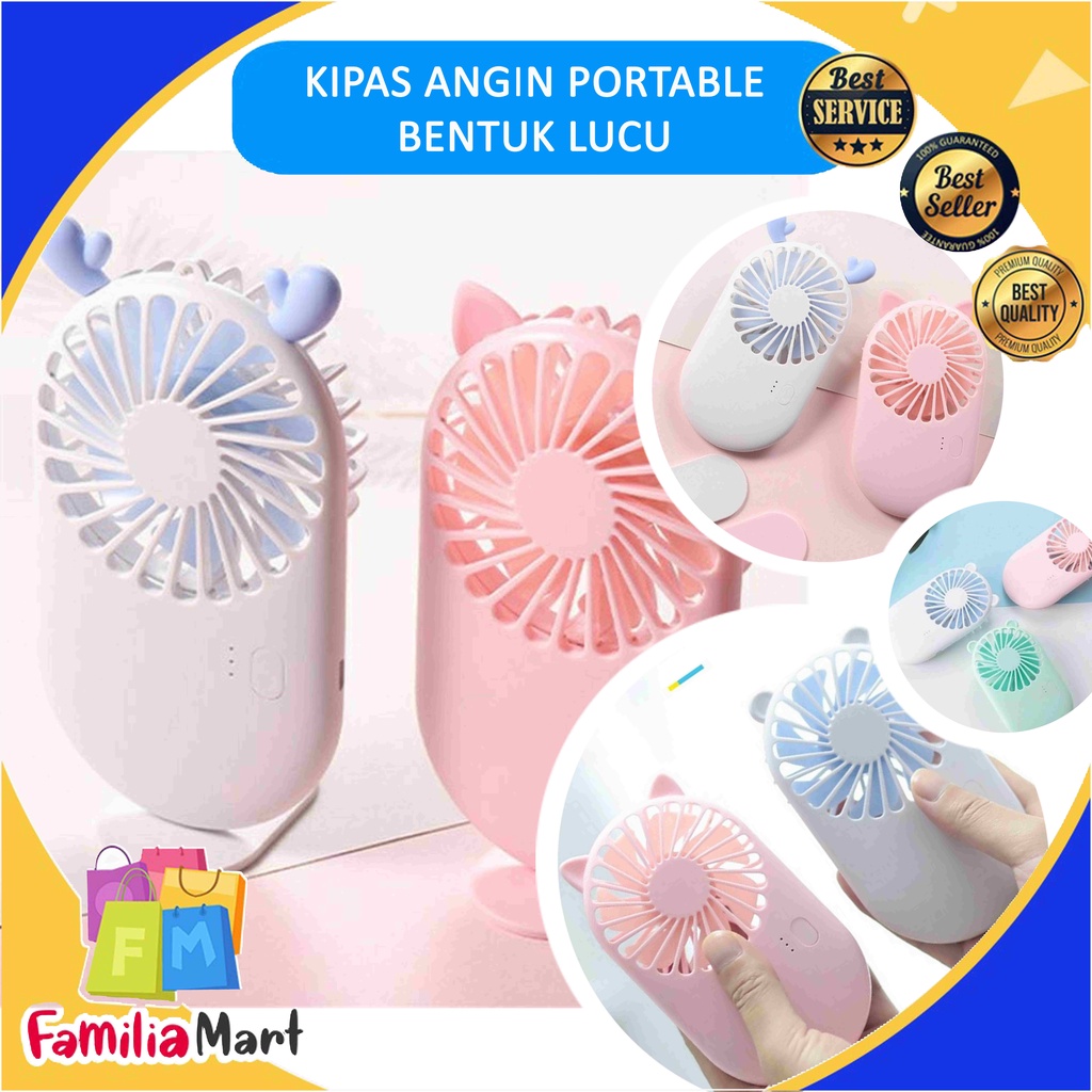Jual Kipas Angin Mini Portable Karakter Lucu Dan Unik | Shopee Indonesia