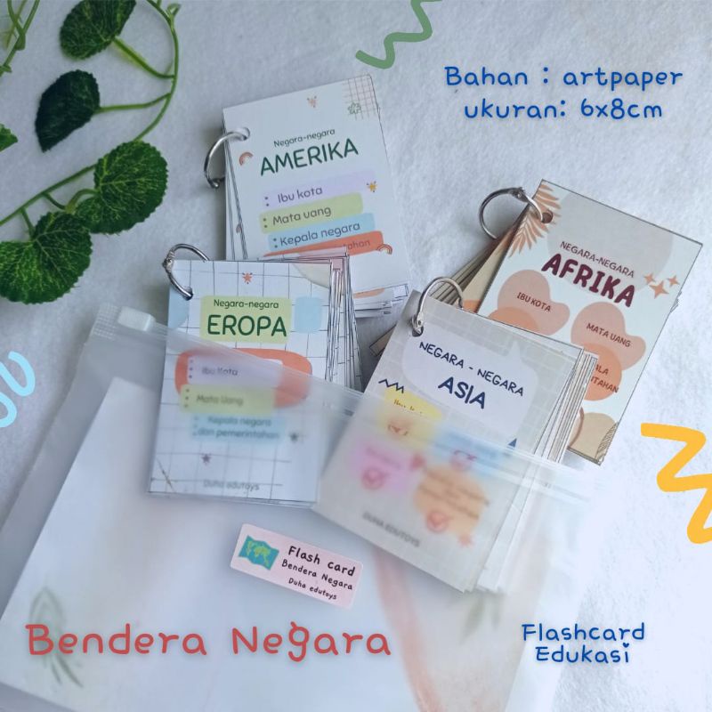 Jual Flashcard Bendera Negara | Shopee Indonesia