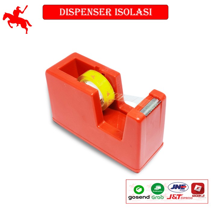 Jual Dispenser duduk / Dispenser Isolasi / Ksatria Tape Kecil - Merah ...
