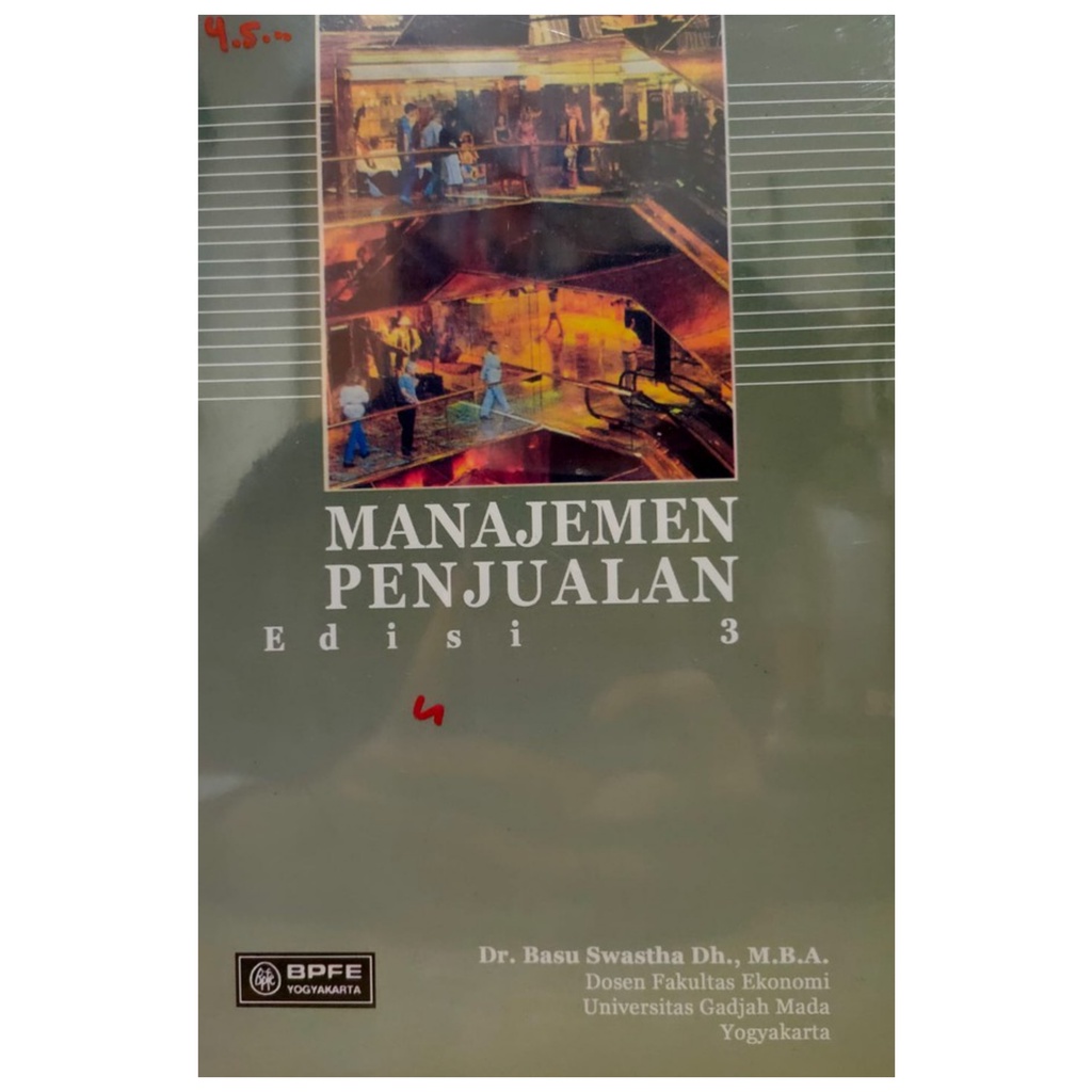Jual Manajemen Penjualan Edisi 3 - Basu Swastha - BPFE | Shopee Indonesia