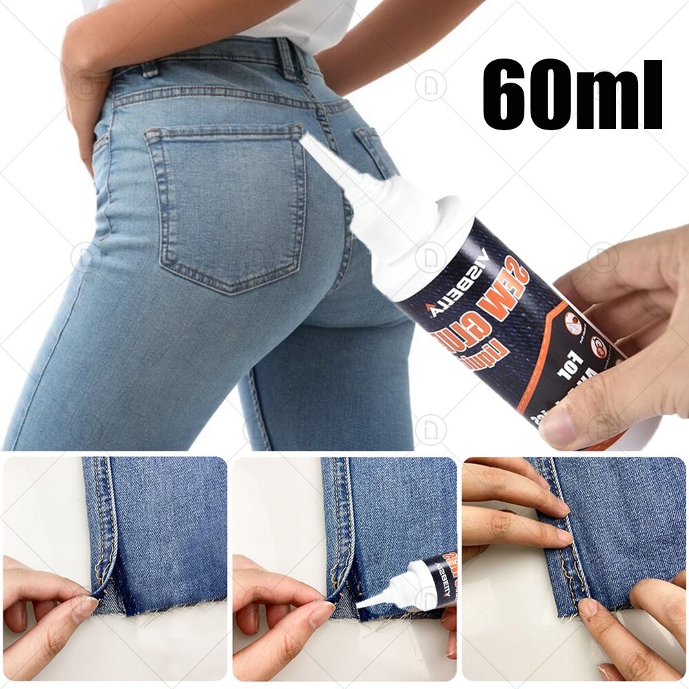 Jual VISBELLA Lem Kain untuk baju robek praktis tanpa jahit tempel ...