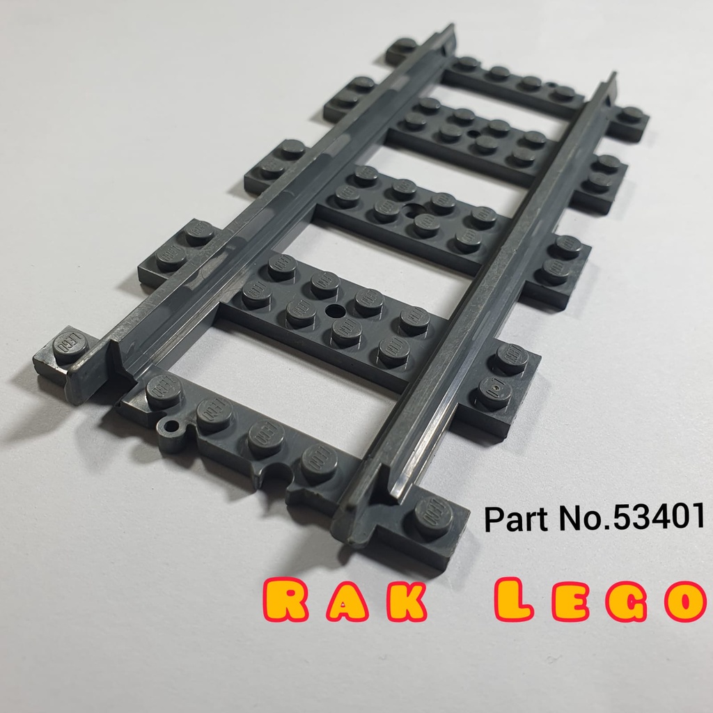 Jual Original Lego Part No. 53401 Track Train Plastic (used) | Shopee ...