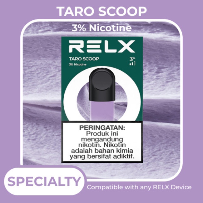 Jual RELX Pod - Taro Scoop (Isi 1 Pod) | Shopee Indonesia