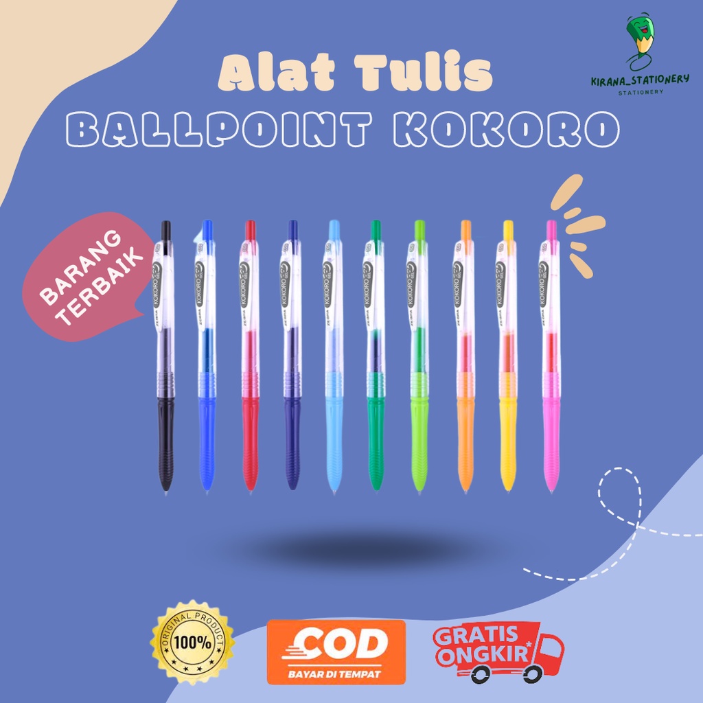 Jual PULPEN GEL PULPEN BOLPOIN BULPEN GEL KOKORO BULPEN KOKORO POLPEN ...