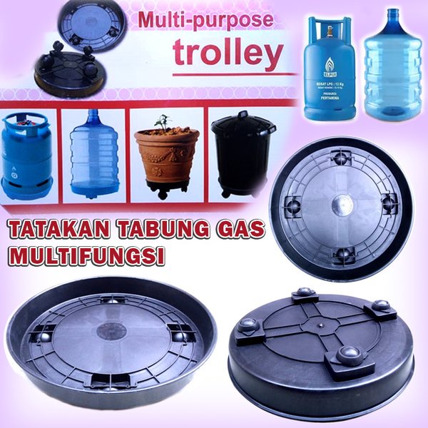 Jual Dudukan Tempat Tabung Gas Pot Galon Serbaguna Pakai Empat Kaki ...