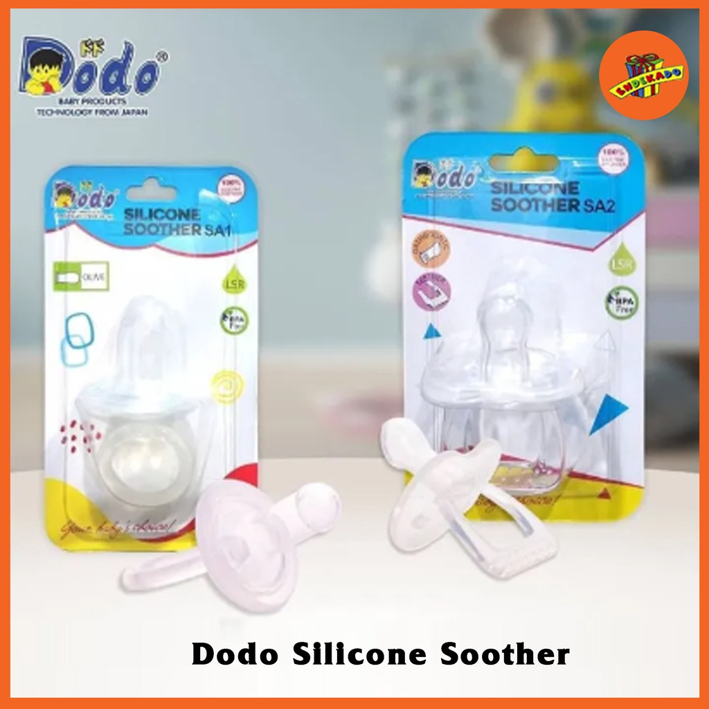 Jual DODO Silicone Soother SA1 SA2 - Empeng Bulat | Shopee Indonesia