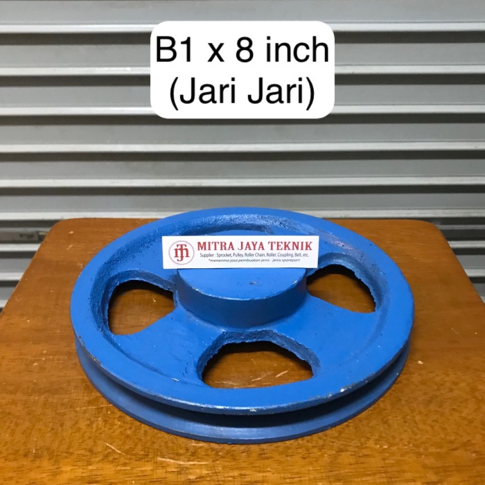 Jual PULI BESI JARI B1 x 8 inch PULLY PULLEY POLLY POLI 1 JALUR ...