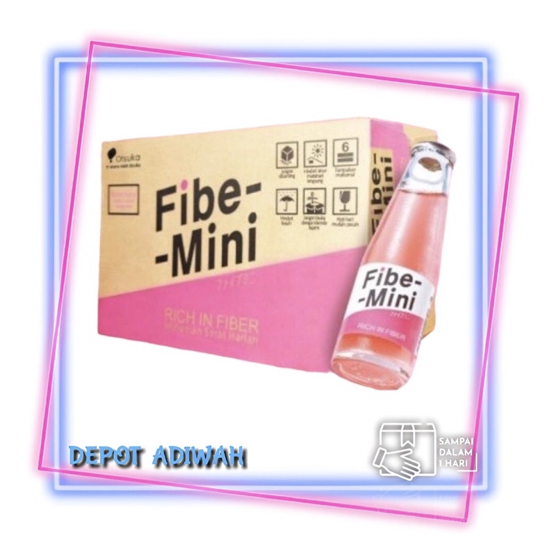 Jual Fibe Mini 100ml per karton (isi 24 botol kaca) | Shopee Indonesia