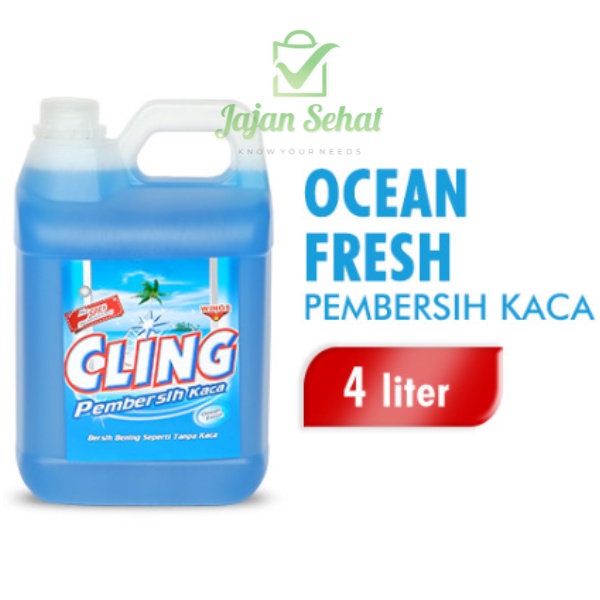 Jual Cling Pembersih Kaca 4 LITER Drigen Ocean | Shopee Indonesia