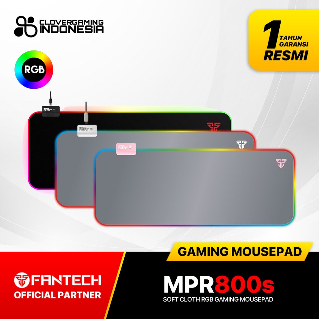Jual Fantech MPR800s Gaming Mousepad RGB - MPR800 MPR-800 MPR 800 ...