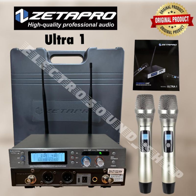 Jual MIC WIRELESS ZETAPRO ULTRA 1 / Zetapro Ultra 1 / Zetapro ultra-1 ...