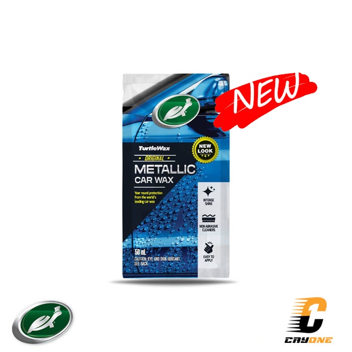 Jual Turtle Wax METALLIC CAR WAX Sachet 50 mL | Shopee Indonesia