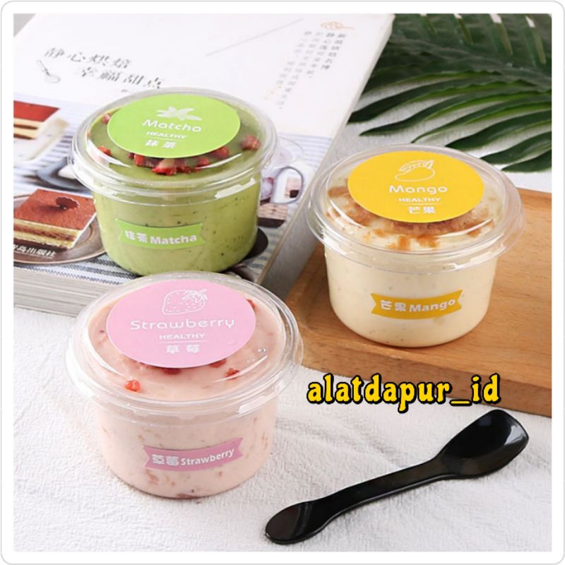 Jual 10pcs dessert cup Premium cup mika puding yougurt dessert tiramisu ...