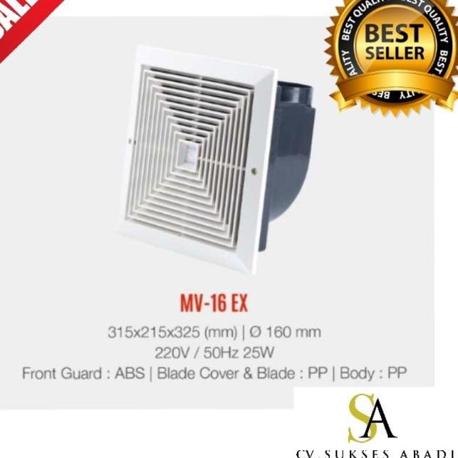 Jual Harga Puas Exhaust Fan MV 16 EX Maspion Termurah Surabaya / MV ...