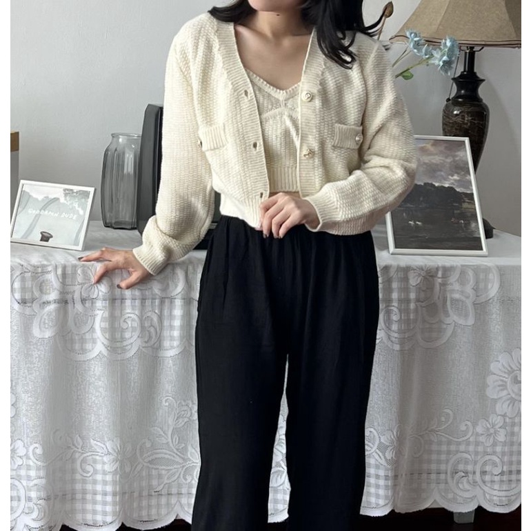 Jual Kyra Cardigan Set | Shopee Indonesia