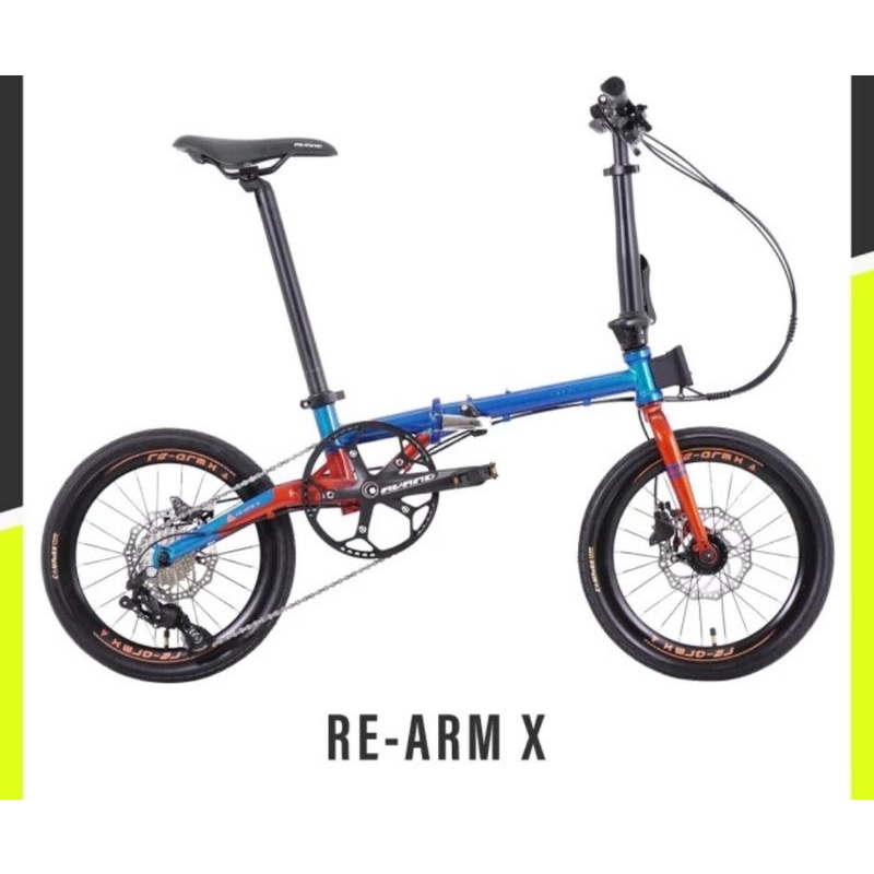 Jual Sepeda Lipat 16 inch Avand Re -Arm X Folding Bike United | Shopee ...