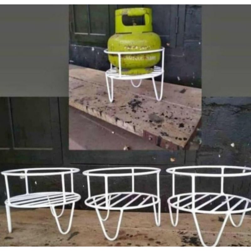Jual Rak tabung gas tatakan tabung gas 3KG dudukan tabung gas | Shopee ...