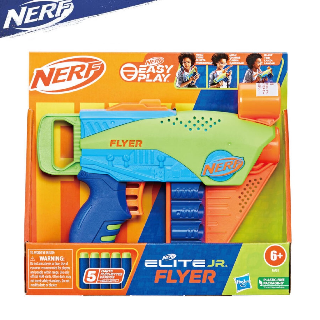 Jual NERF Elite Junior Jr. Flyer Blaster | Shopee Indonesia