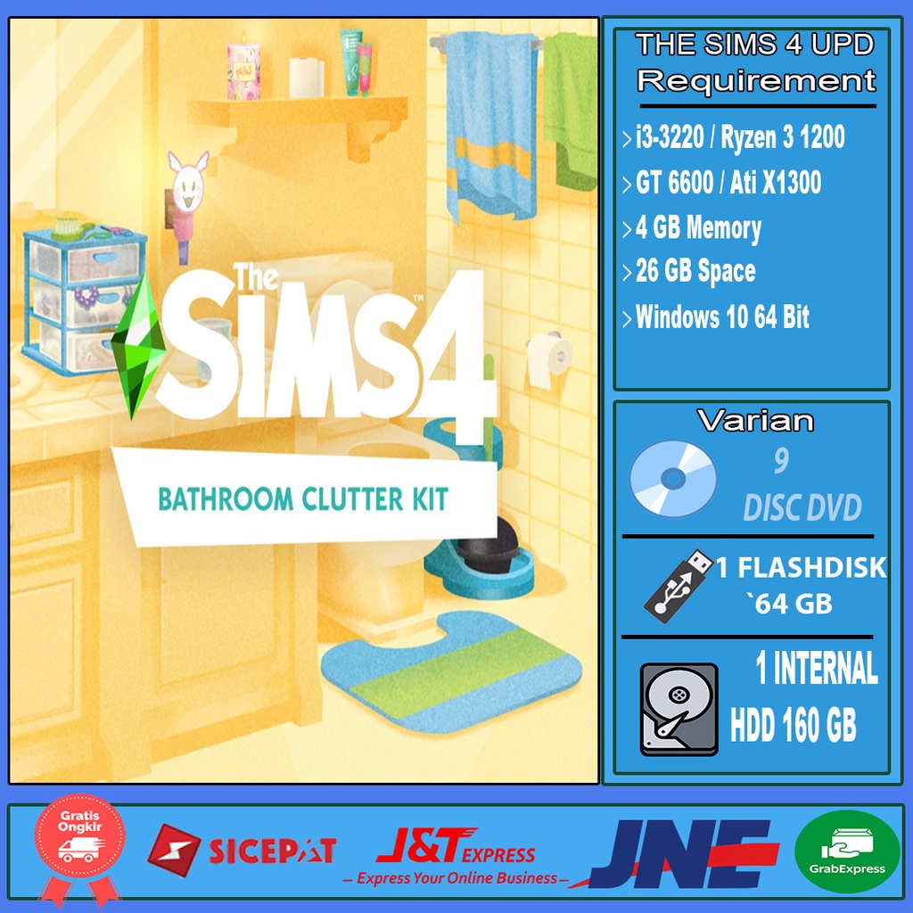 Jual THE SIMS 4 All DLC NEWEST UPDATED | PC GAME | DVD GAMES | Shopee ...
