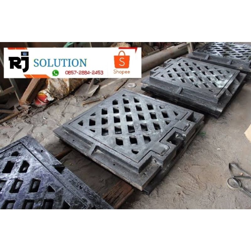 Jual Grill Drainase Man Hole Cover Baja kokoh bisa untuk Jalan Rumah ...