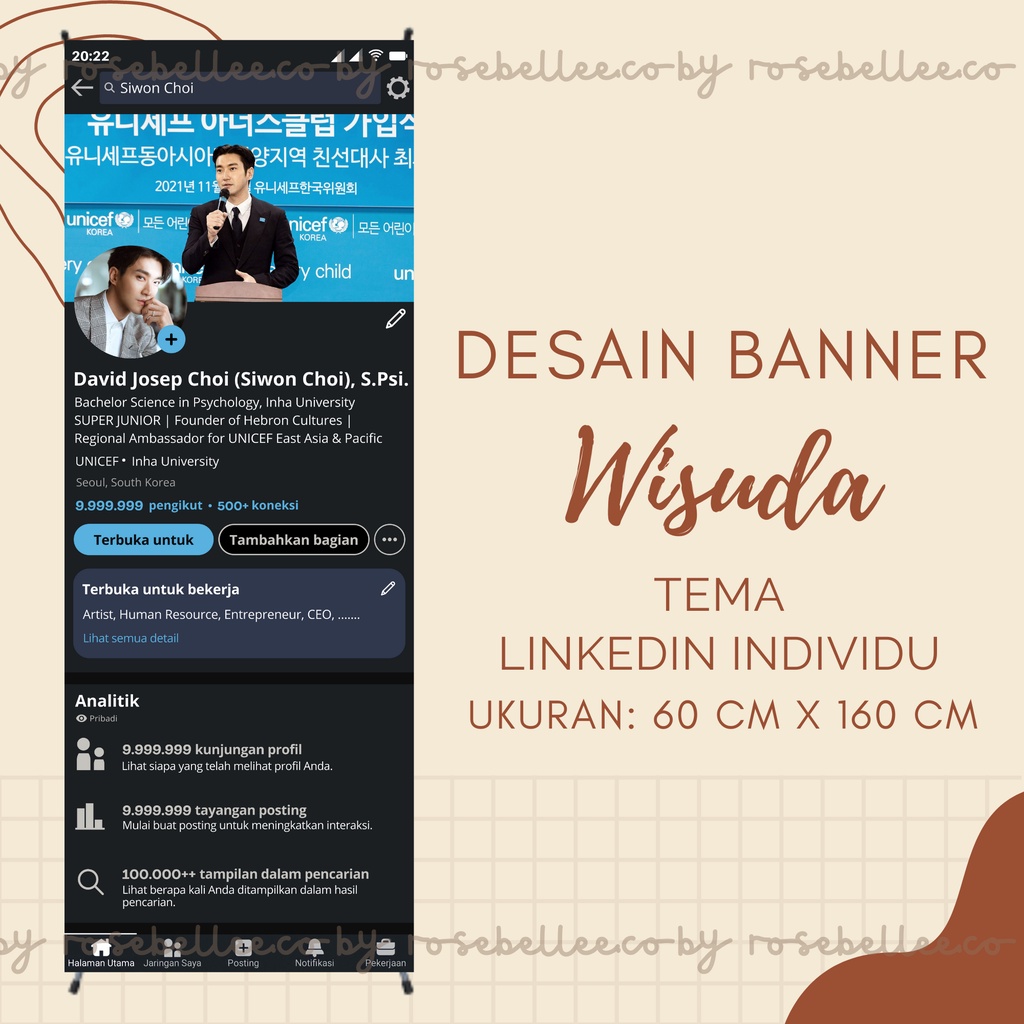 Jual PAKET BANNER WISUDA DAN SIDANG KHUSUS INDIVIDU (DESIGN, CETAK DAN ...