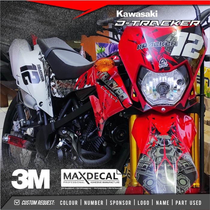 Jual DECAL Dtracker / Sticker decals d tracker / decal d-tracker A01 ...