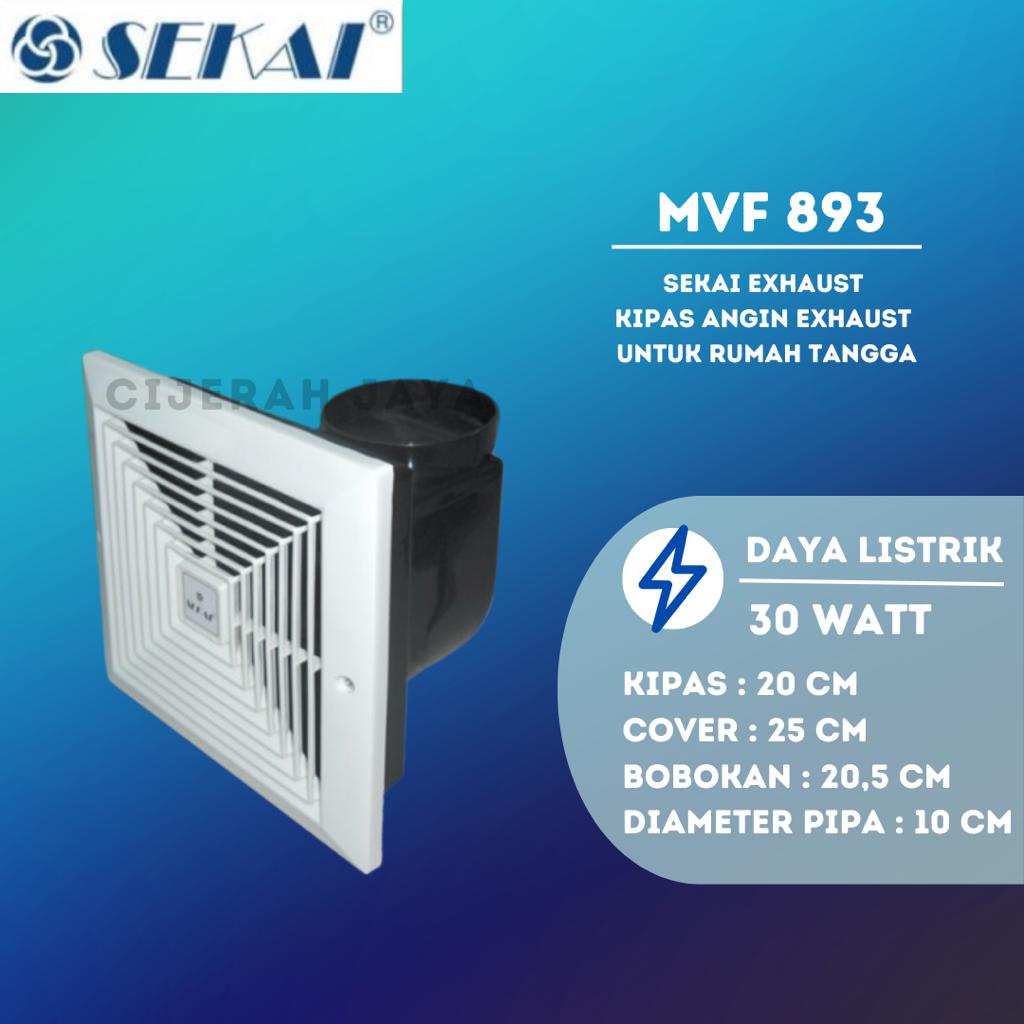 Jual Sekai MVF 893 Exhaust Ceiling Fan 8" Kipas Plafon Ventilasi Cerobong | Shopee Indonesia