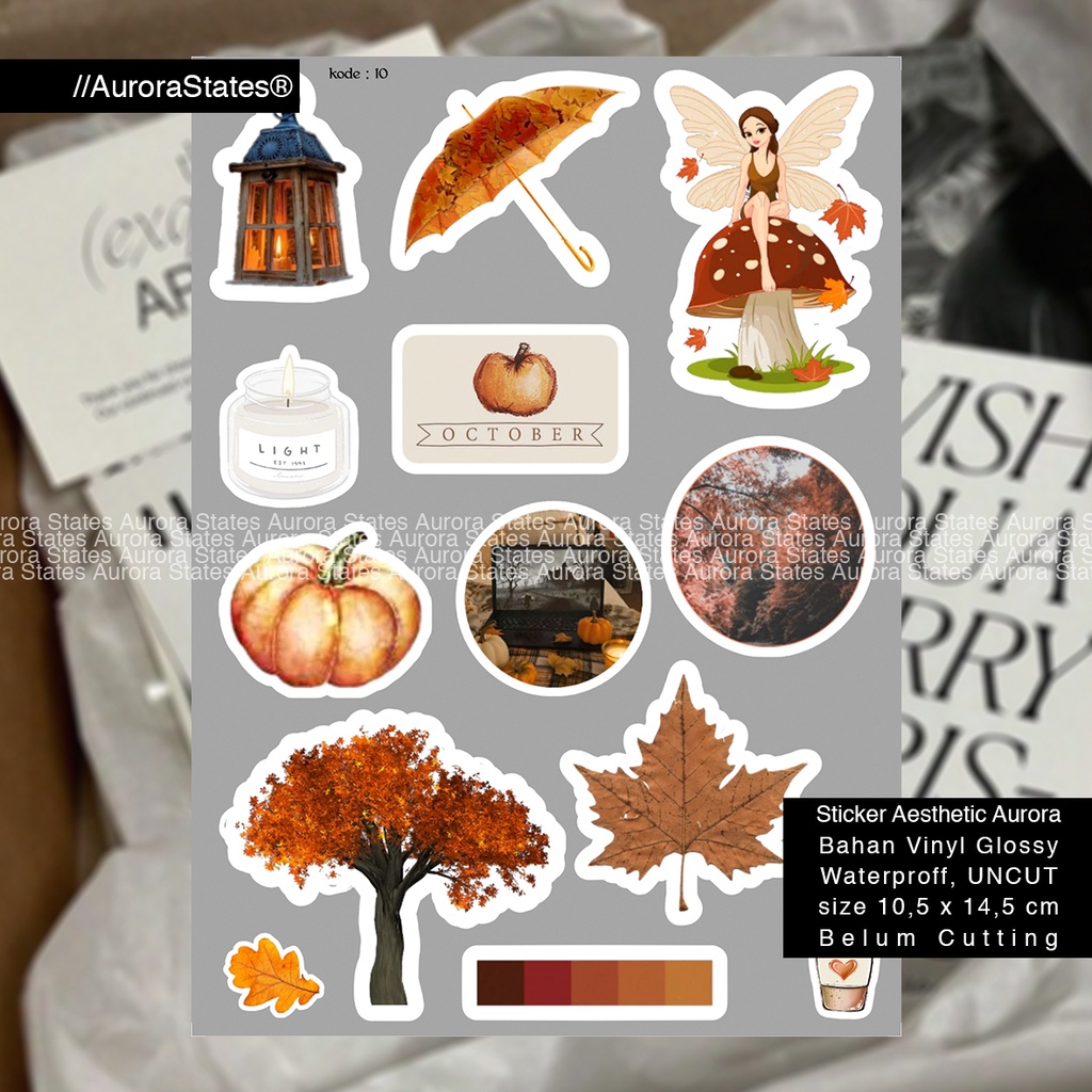 Jual Stiker Aesthetic Vogue Sticker Vintage Vogue Uncut Custom Sticker ...