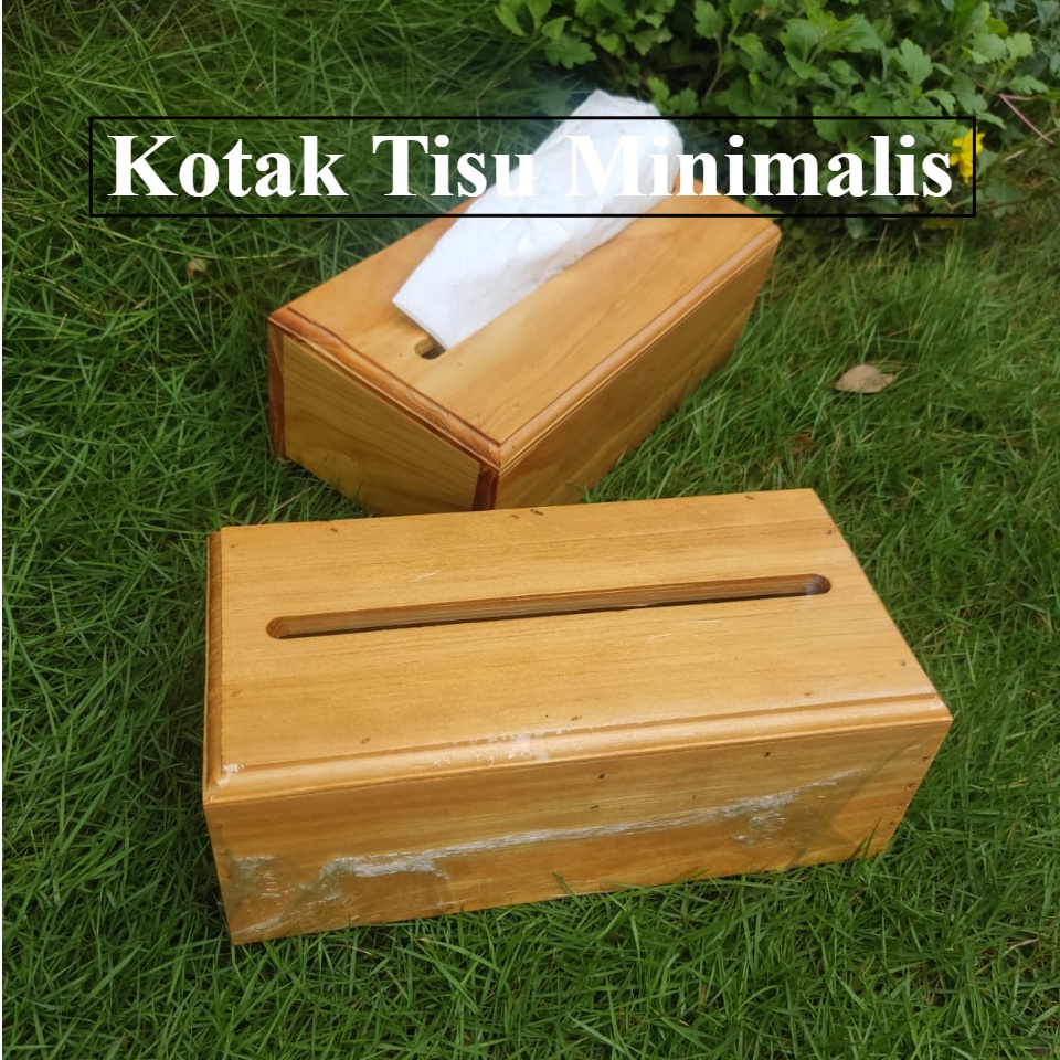 Jual COD - Kotak Tisu Box Tissue Tempat Tisu kerajinan tangan dari kayu ...