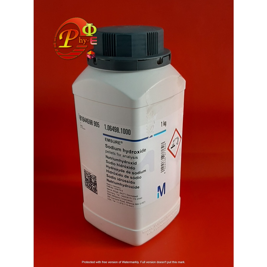 Jual Natrium Hidroksida MERCK / Sodium Hidroksida / NAOH Pro Analis 1 ...