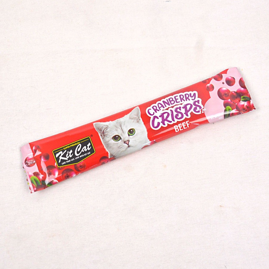 Jual KITCAT Snack Kucing Dental Cranberry Crips Beef 20gr | Shopee ...