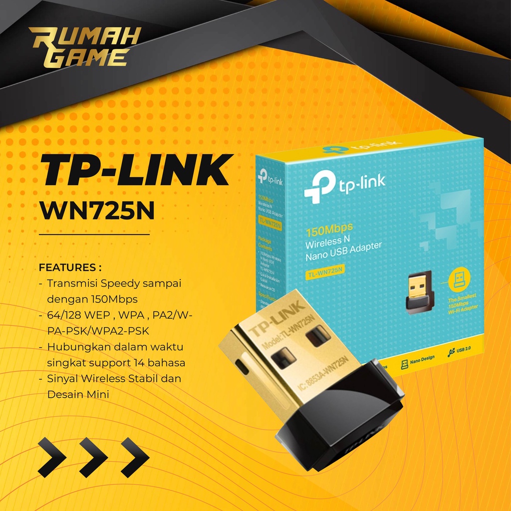 Jual Usb Wifi Dongle Tplink WN725n / Wifi Usb Tplink 725N | Shopee ...