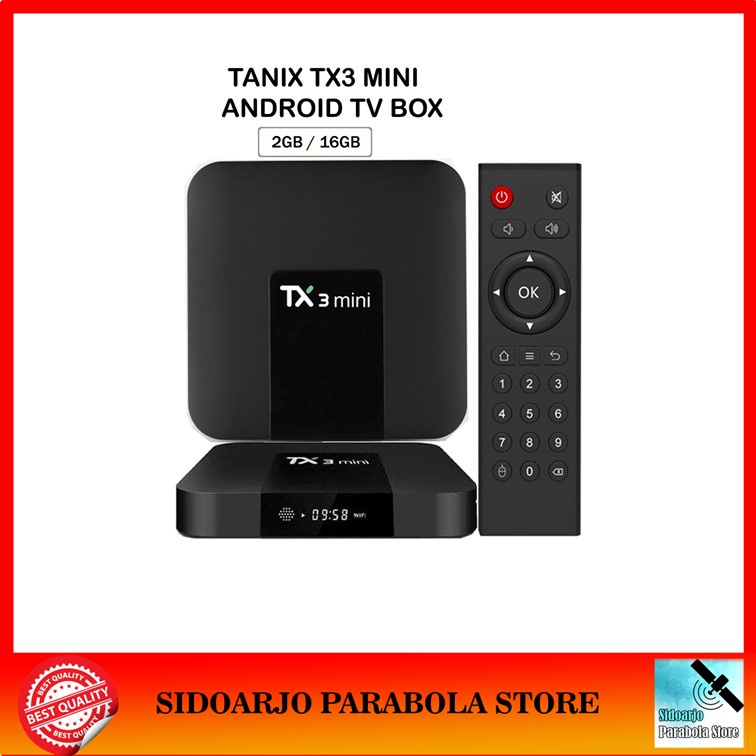 Jual Smart TV Box RAM 2GB ROM 16GB Tanix TX3 Mini 4K Android & Media ...