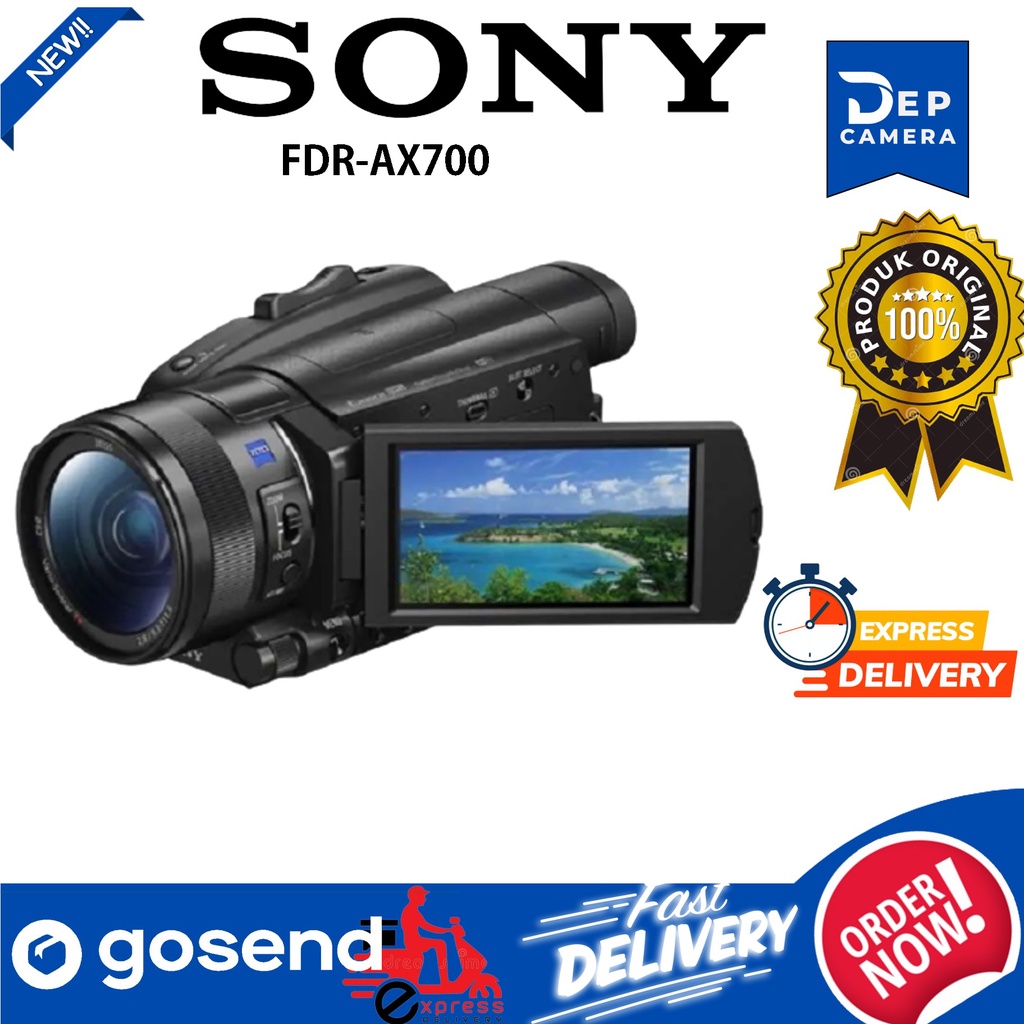 Jual Sony FDR-AX700 4K Professional Camcorder | Shopee Indonesia