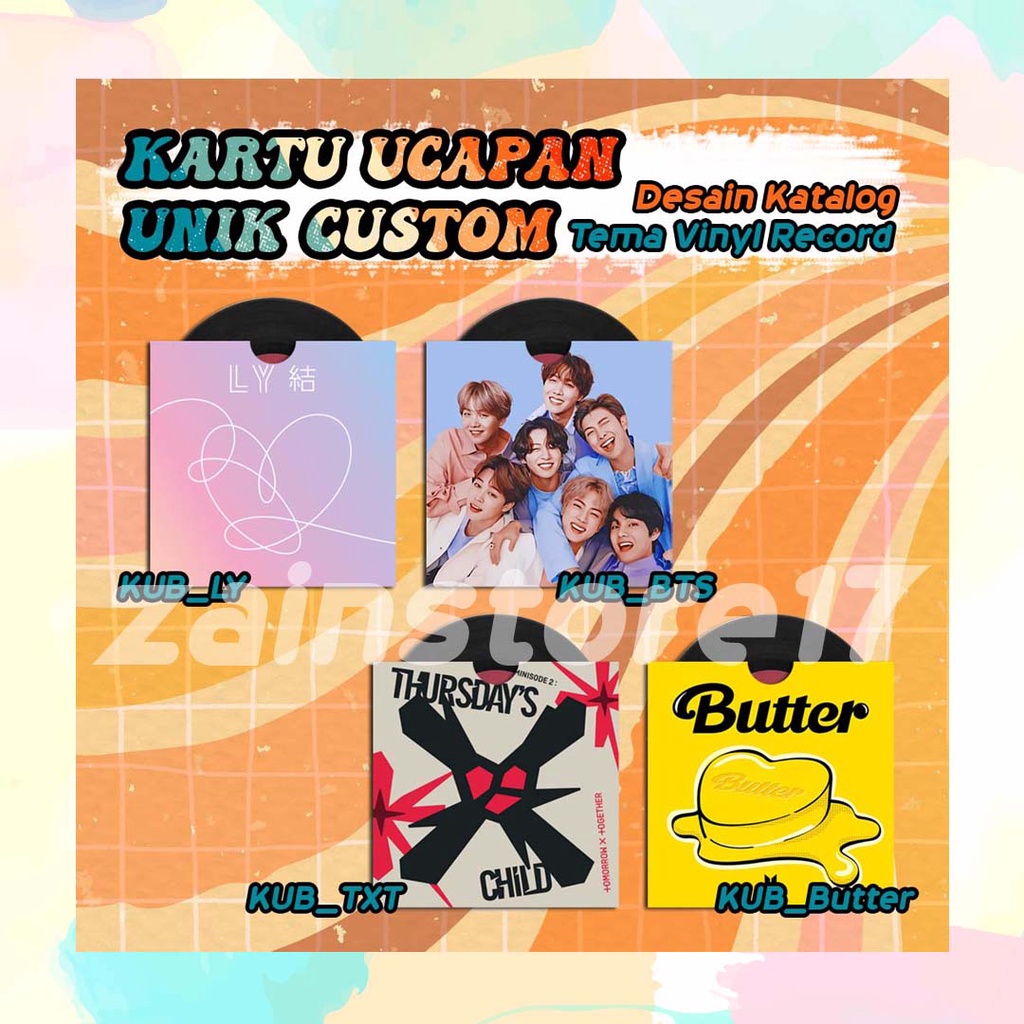 Jual (MINIMAL ORDER 4PCS!! Silahkan Baca Keterangan!!) - KARTU UCAPAN ...