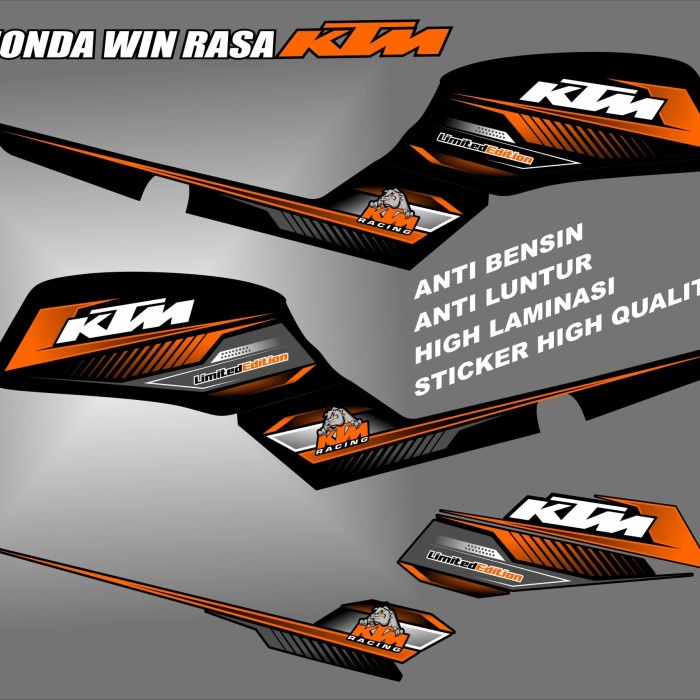 Jual Sticker Striping Honda Win Rasa Ktm Joss | Shopee Indonesia