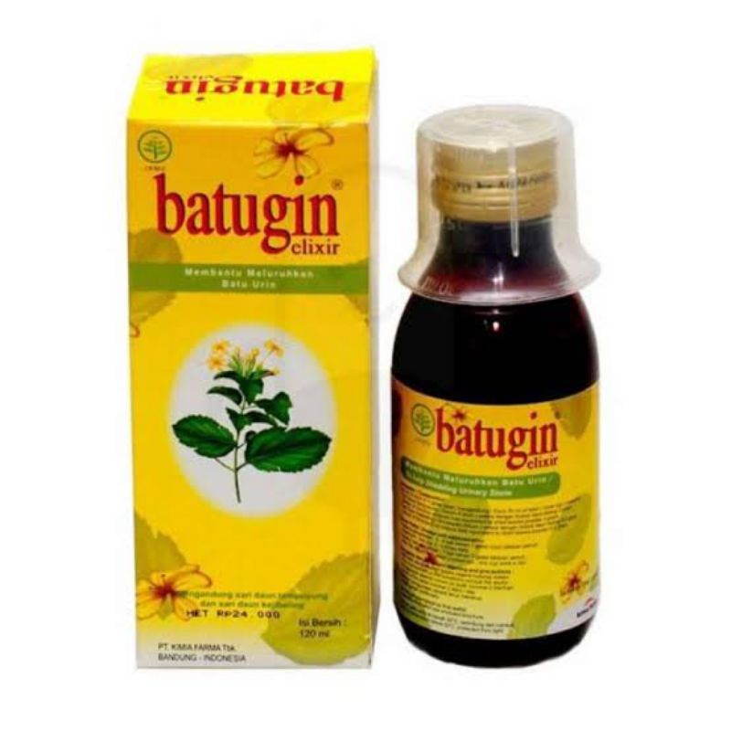Jual Batugin Elixir 120 ml | Batugin Sirup Obat Batu Ginjal | Shopee ...