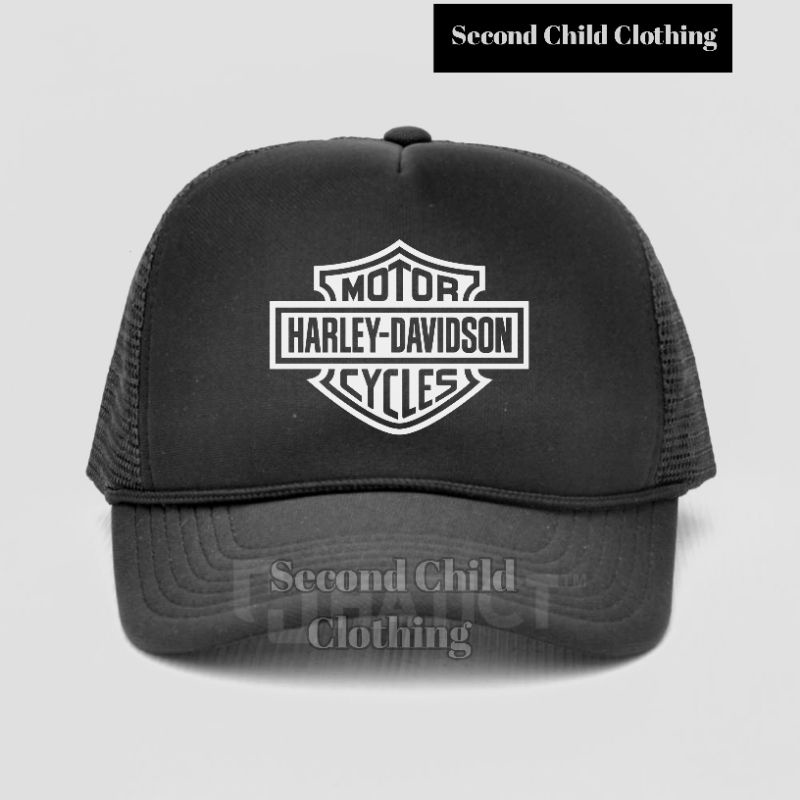 Jual Topi Trucker Jaring Motor Harley / Topi Custom / Topi Distro ...