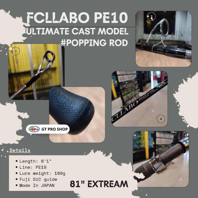 Jual FCLLABO ULTIMATE CAST MODEL 8'1" EXTREAM PE10 | Shopee Indonesia