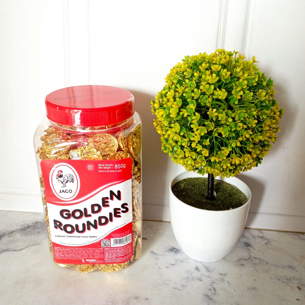 Jual GOLDEN ROUNDIES 700 GRAM - Cokelat Susu Manis/Cokelat Koin/Cokelat ...