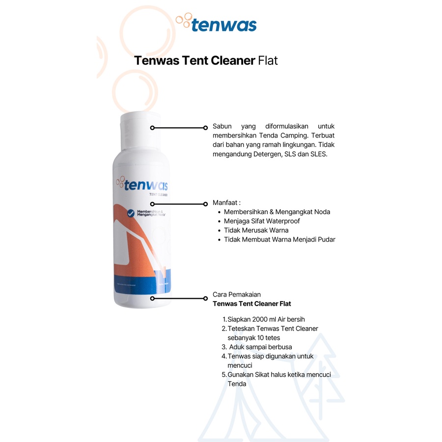 Jual Tenwas Tent Cleaner Pembersih Tenda Camping | Shopee Indonesia