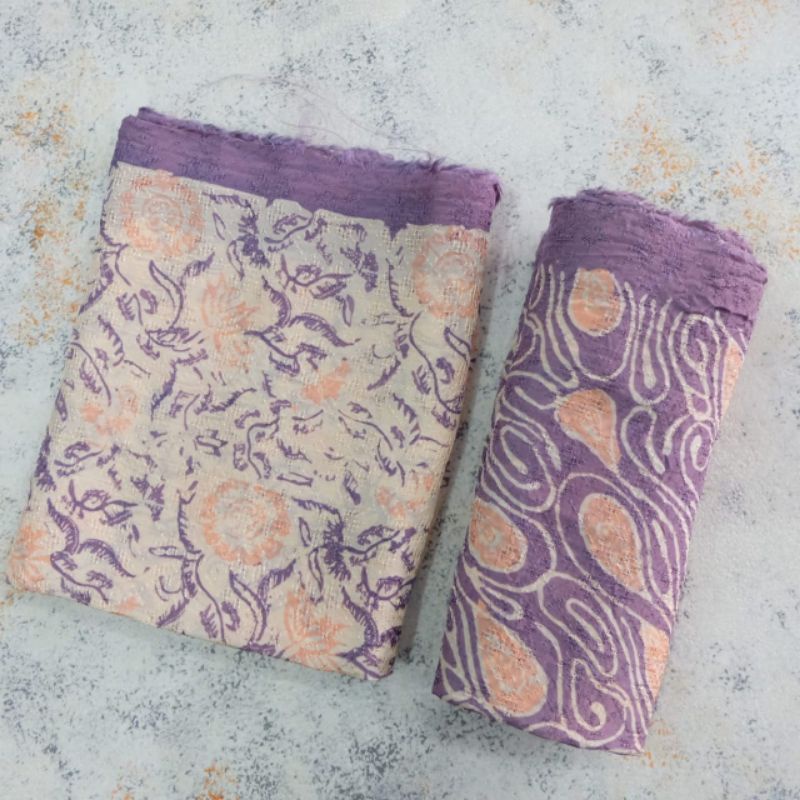 Jual KAIN BATIK VISCOSE SET LASEMAN BATIK CAP TULIS BAHAN VISCOSE ...