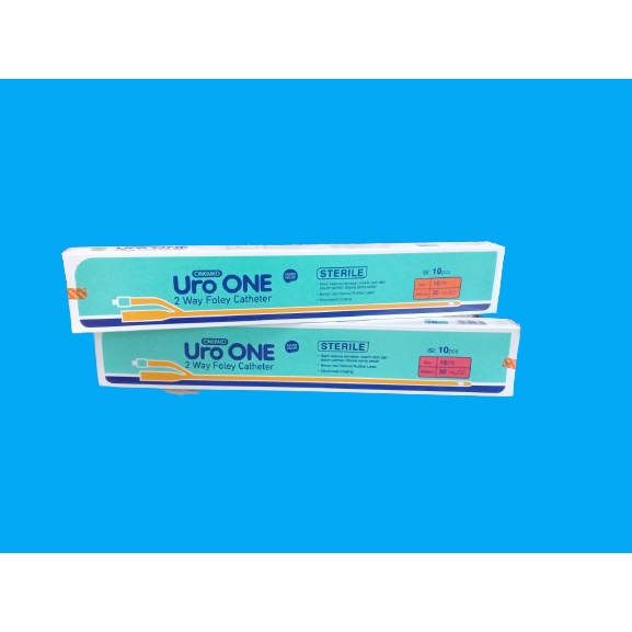 Jual URO ONE FOLEY CATHETER URINE ONEMED / SELANG KATETER URINE PER BOX ...