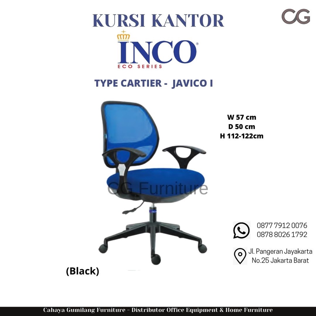 Jual Kursi Kantor Inco by Indachi Javico I - Office Chair Kursi Kerja ...