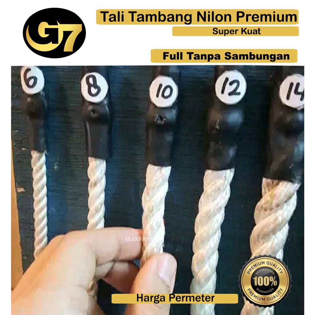 Jual Tali Tambang Nilon Tali Nylon Rope 10mm 12mm Tali Tambang Kecil ...